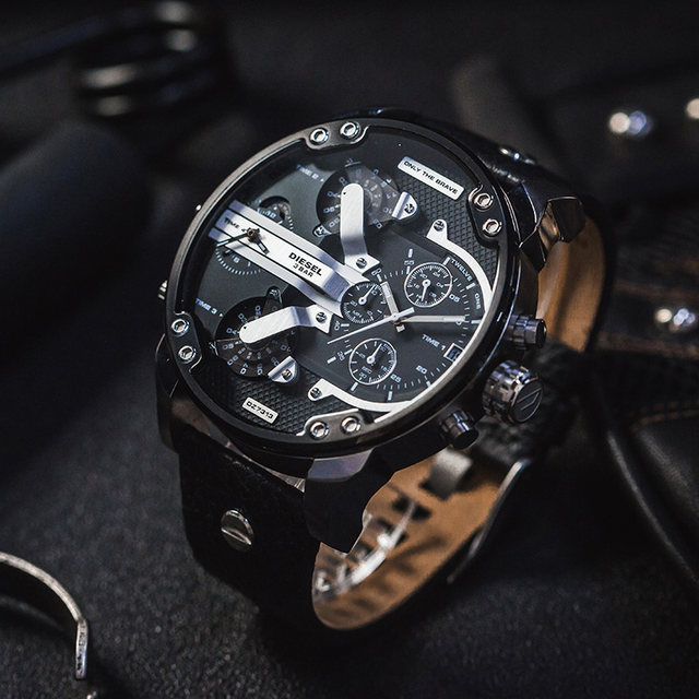 Diesel Diesel watch men's oversized dial belt sports men's watch for ...