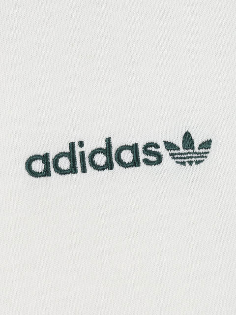 adidas Adidas clover women's CROP three stripes casual short-sleeved ...