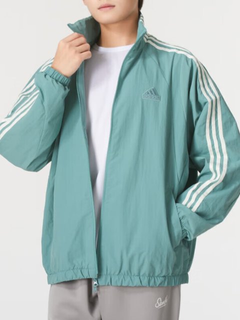 adidas Adidas men's and women's ST 3ST WV TT three stripes stand collar ...