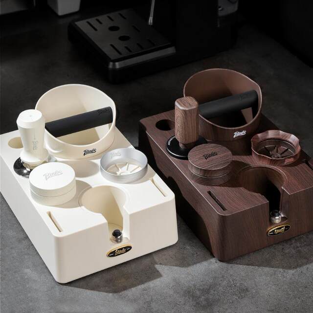 Coffee press base powder distributor set three-piece Italian-style slag ...