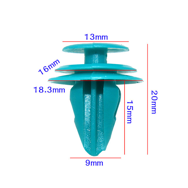 Polypropylene plastic car door panel clip reinforced universal interior ...
