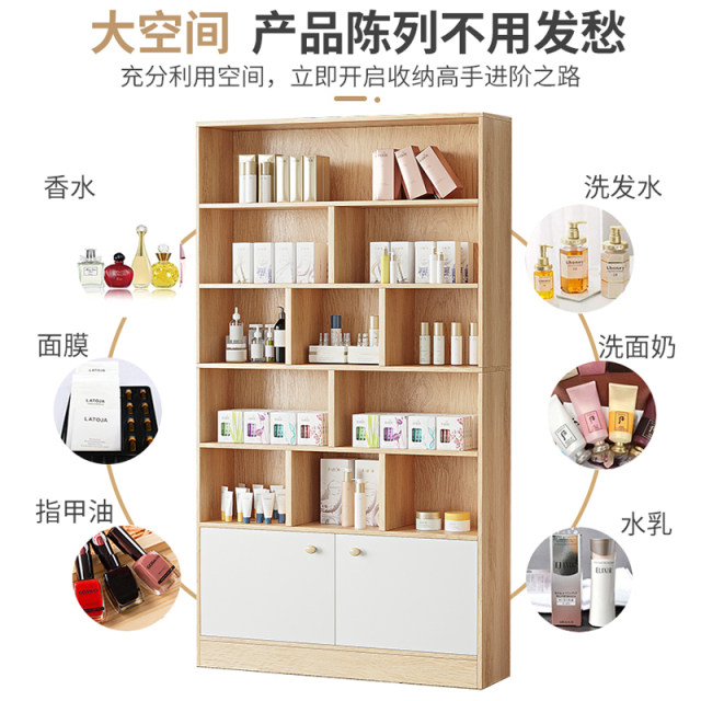 Shelf display cabinet cosmetics rack product jewelry sample multi-layer hand-made cabinet mother ...
