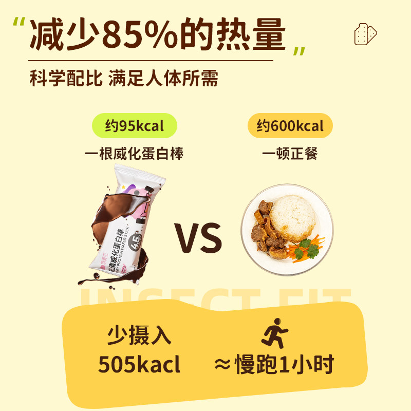 Mr.worm Whey Wafer Protein Bar - 180g - Нискокалорична закуска