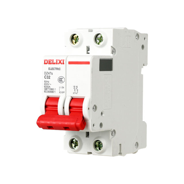 Delixi air switch with leakage protector 32a three-phase electric air ...