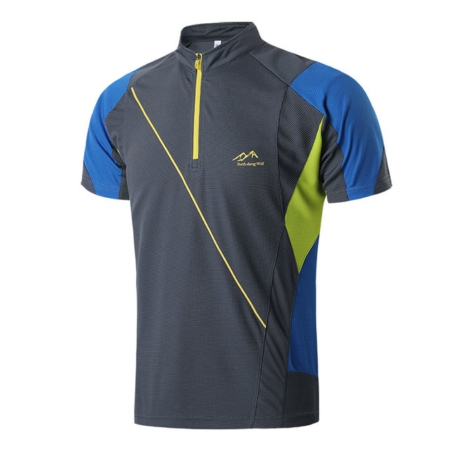 Outdoor quick-drying clothing men's short-sleeved sports T-shirt hiking ...