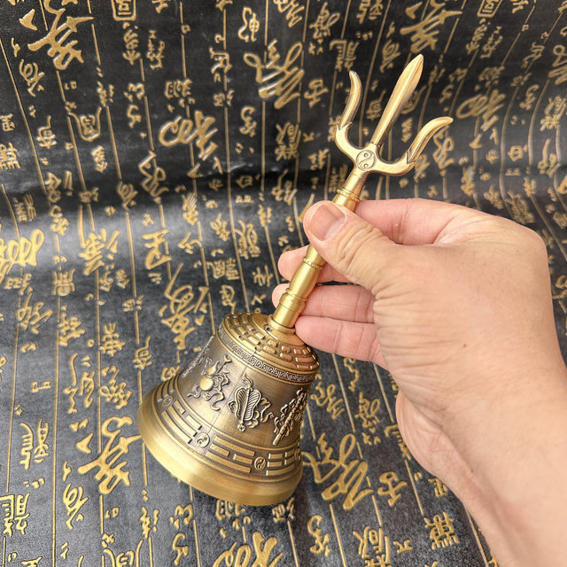 Taoist supplies pure bronze three clear bells Taoist Taiji gossip ...