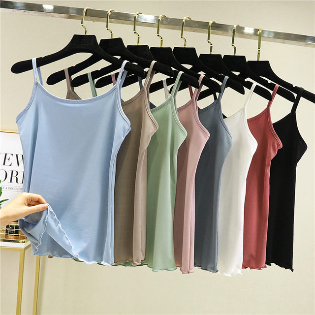 Modal suspender vest, sleeveless inner inner in -summer thin ice silk ...