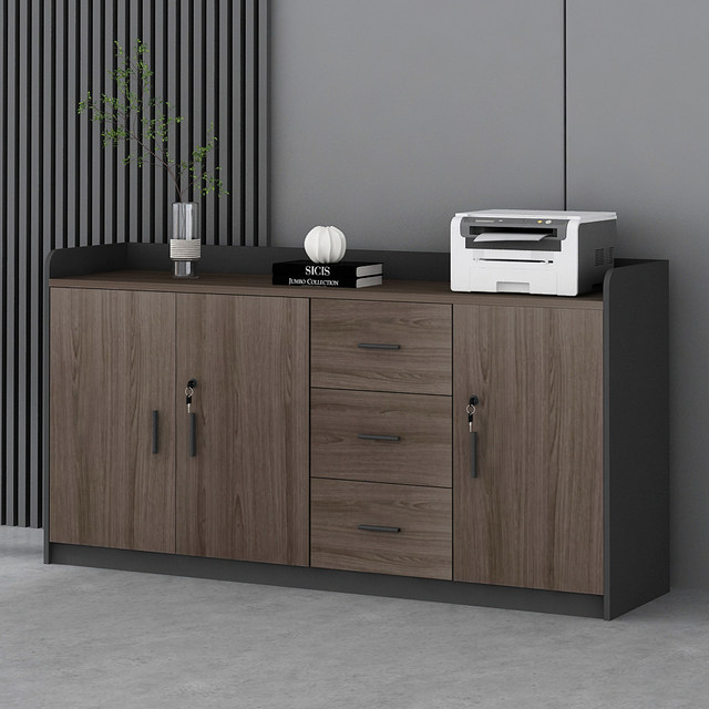 Office tea cabinet file cabinet low cabinet partition cabinet side ...