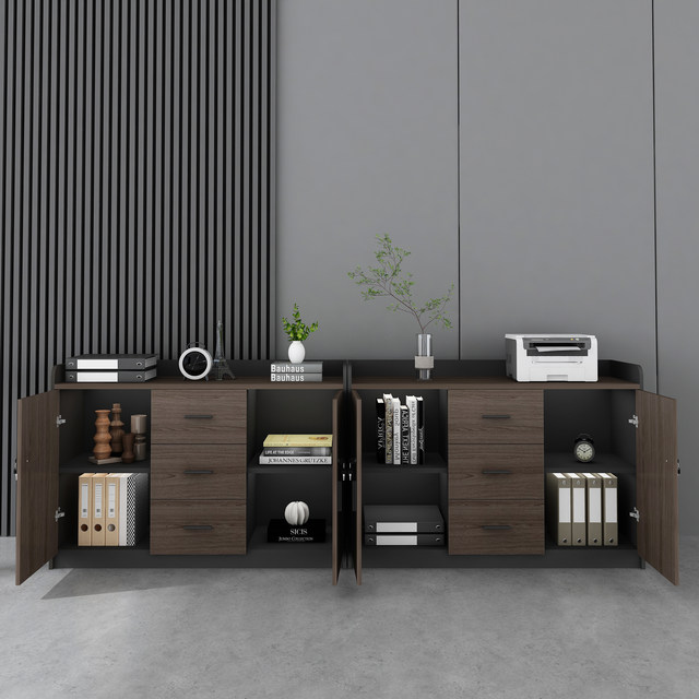 Office tea cabinet file cabinet low cabinet partition cabinet side ...