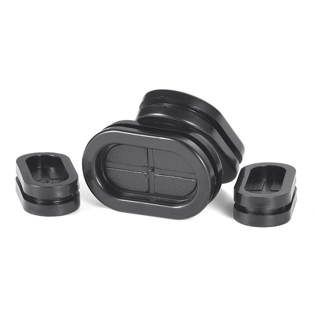 Oval double-sided protective coil long-waisted over-the-wire rubber ...