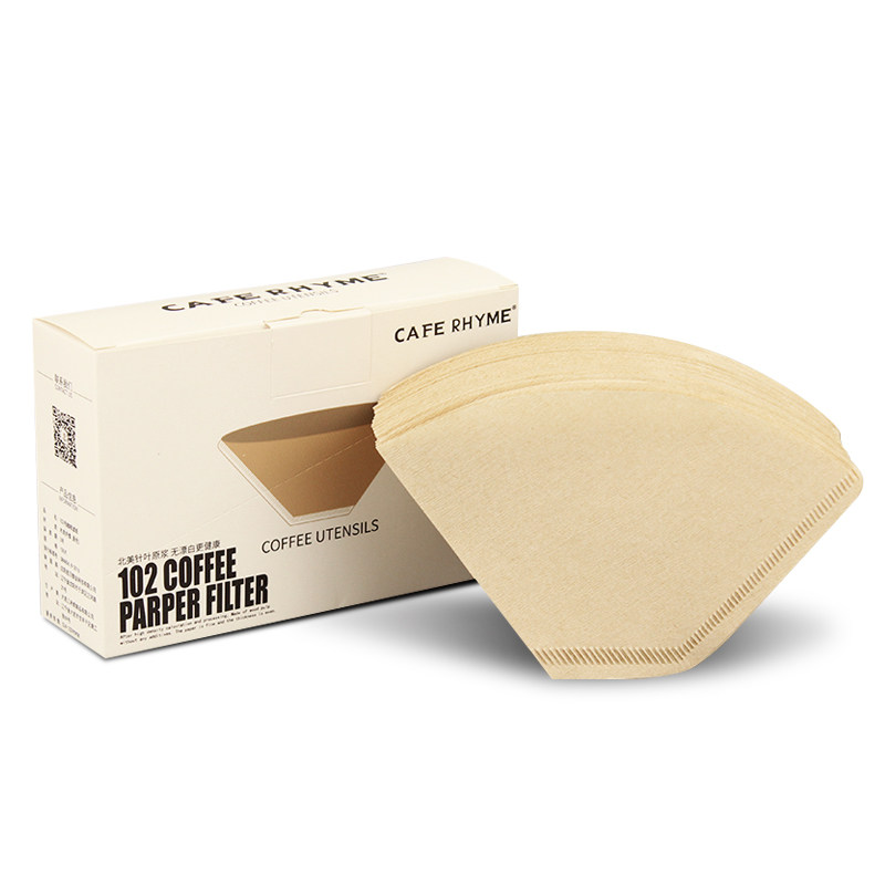 Coffee Filter Paper - 102 American Drip - 100 Count - Unbleached