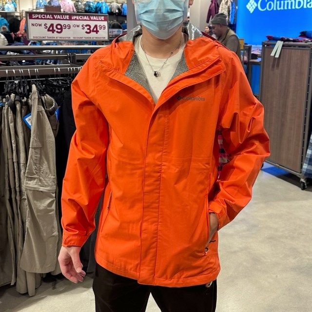 Columbia/Columbia men's outdoor honeycomb liner hooded waterproof hard ...