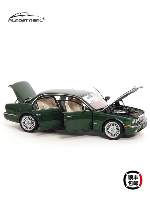 Almost Real Model 1:18 Metal Full Jaguar XJ6 (X350) car model green