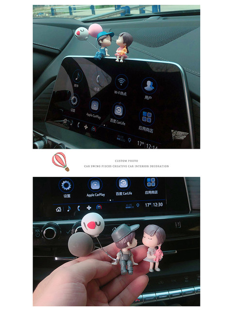 Send girls creative center consoles, high-end car interior decoration ...
