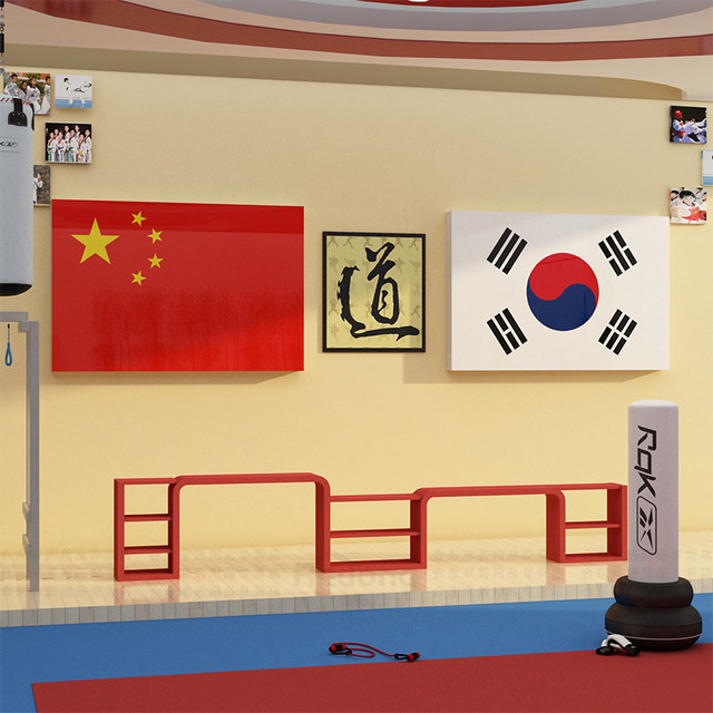 Taekwondo hall cultural wall stickers, martial arts classrooms ...