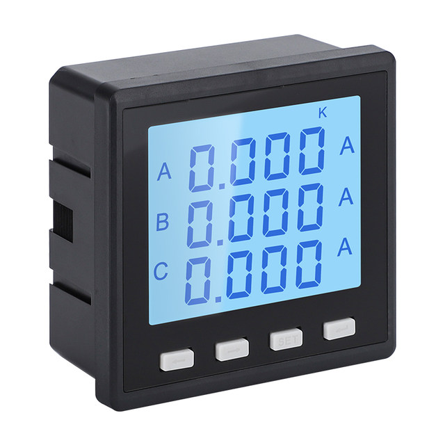 Ultra-thin three-phase digital multi-function power instrument LCD ...