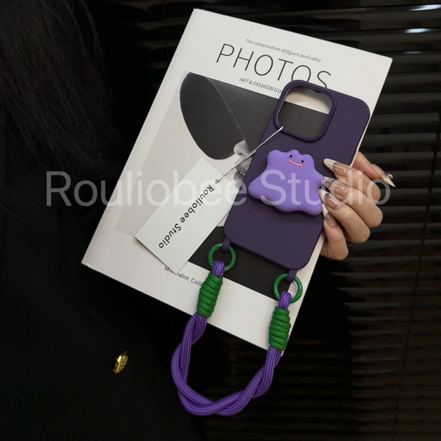 Zhao Lusi's same stand uses Apple 15 promax mobile phone case, simple ...