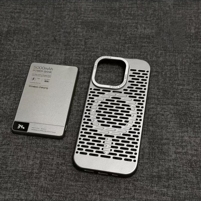 Magnetic suction suitable for Apple 16promax mobile phone case new 15pro premium metal paint ...