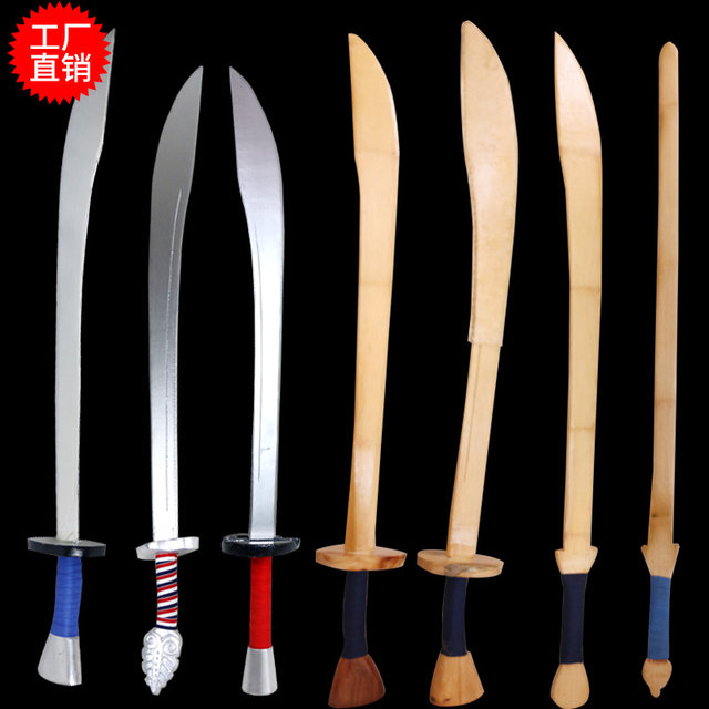 Peking opera opera props martial arts wooden knife batch martial arts ...