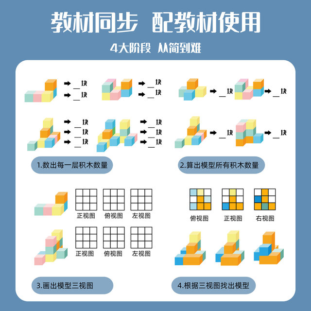 Magnetic cube teaching aids small cube three-dimensional geometry model ...