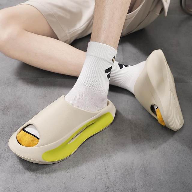 Men's summer outdoor style outdoor sports soft-soled beach coconut slippers