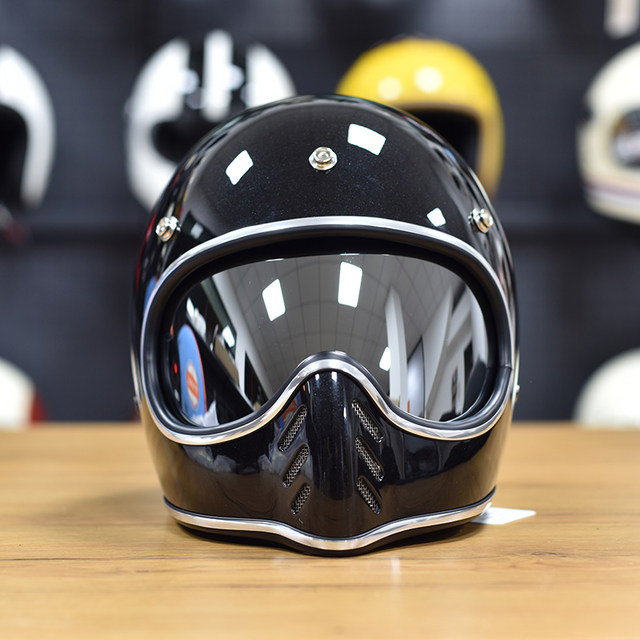 Thompson THOMPSON helmet lens retro helmet built-in lens space helmet ...