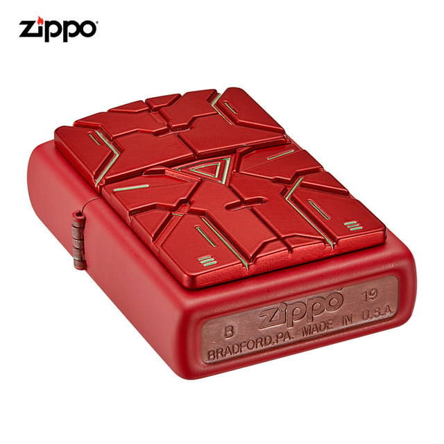 Zippo Official Flagship Store Treasure Future Mechanical Red Dark Night ...
