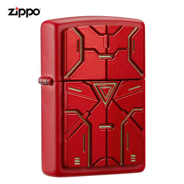Zippo Official Flagship Store Treasure Future Mechanical Red Dark Night ...