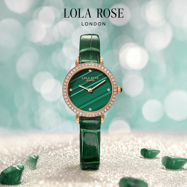 LolaRose Lola Rose Green Watch Women's Watch Niche Light Luxury Retro ...