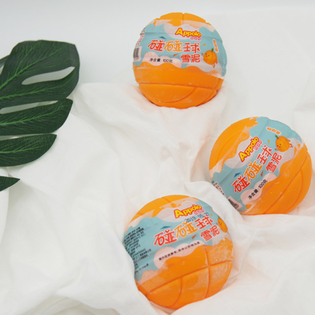 Apollo Ice Cream Bumper Ball Slush Ice Cream Orange Mango Flavor Ice ...