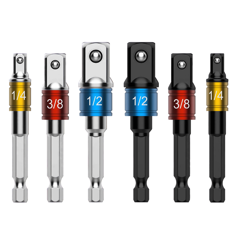 Ximeng Sechskant- auf Vierkantbohrhülsenadapter - Chrom-Vanadium-Stahl