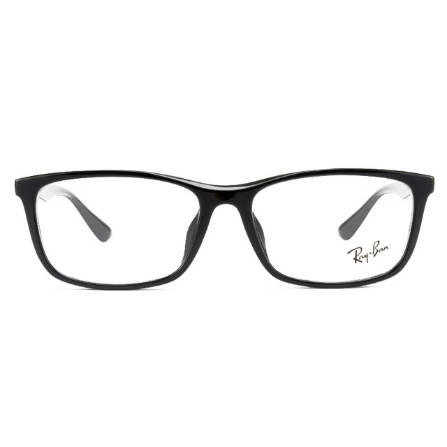 Rayban Ray Peng Glasses Frame RX7102D Bright Black -palette Frame Men's ...