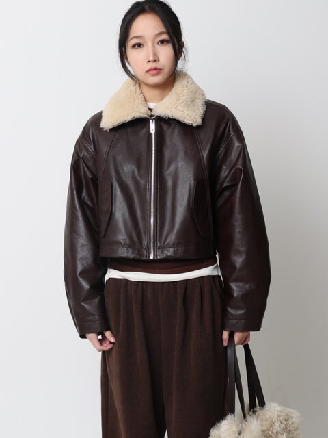 European Haining leather down jacket leather jacket 2024 Winter small ...