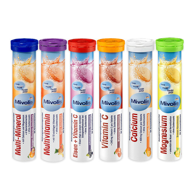 dm German vitamin C effervescent tablets DAS multivitamin VC calcium ...