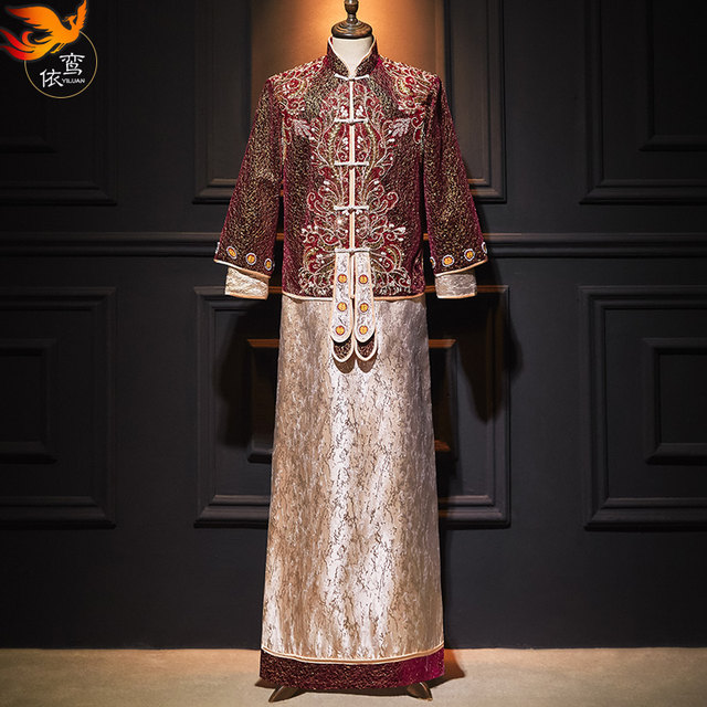 Xiuhe clothing men's clothing 2024 new Chinese style groom's clothing ...
