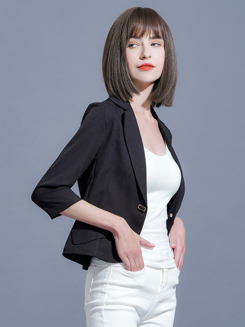 Chiffon Blazer for Women, Summer Thin Short Style, 2025 New Casual Suit ...
