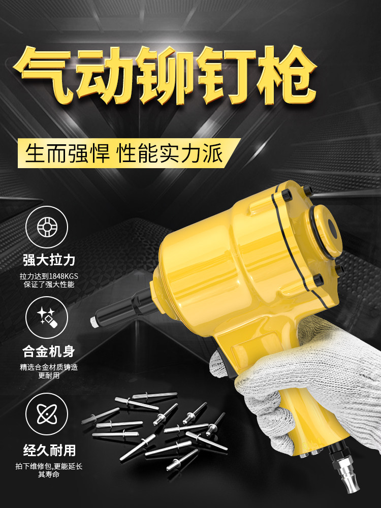 Súng bắn đinh khí nén Snickers - Dụng cụ tháo đinh tán & lõi