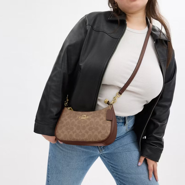 COACH/Coach women's bag Teri series shoulder crossbody handbag women's ...