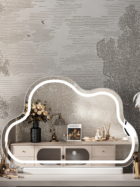 Yunduo smart led makeup mirror table top with light girls bedroom ...