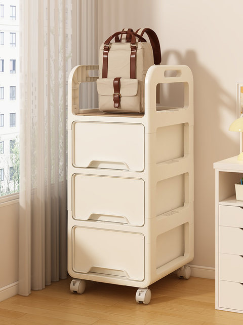 Movable Backpack Storage Rack, Floor-Standing Home Bookshelf for ...