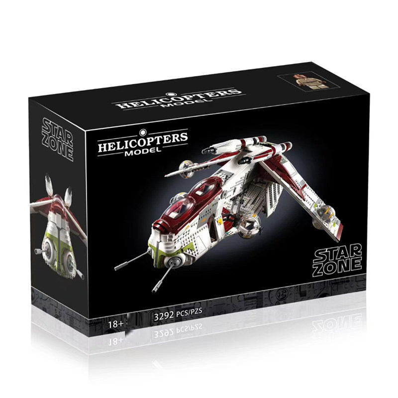 China Building Blocks Star Wars 75309 Republic Gunship Aircraft Large ...