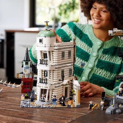 Chinese building block Harry Potter Guling Witcher Bank 76417 Large ...