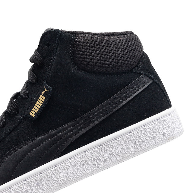 PUMA Puma sneakers women's shoes 2024 autumn new high-top retro black ...