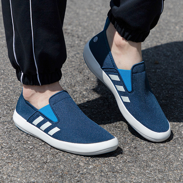 Adidas official flagship slip-on casual shoes men's shoes autumn ...