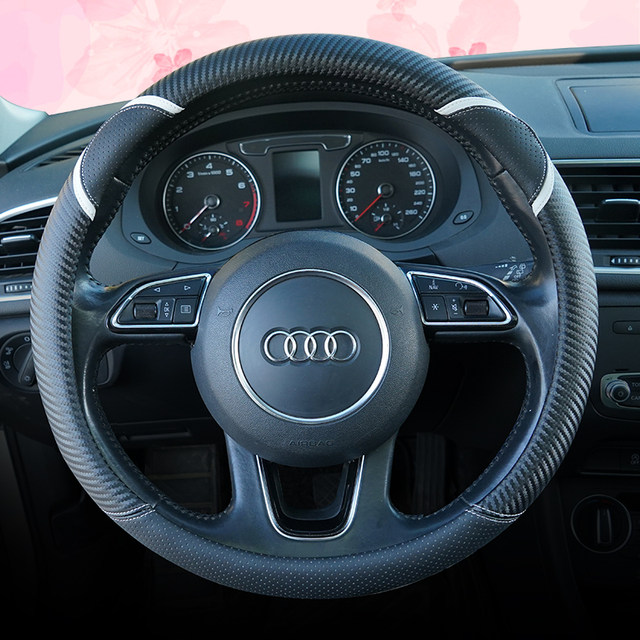 Audi A4L/A4/A3/A6/A6L/Q2L/Q3/Q5/Q5L/A3l four-season female cute steering wheel cover