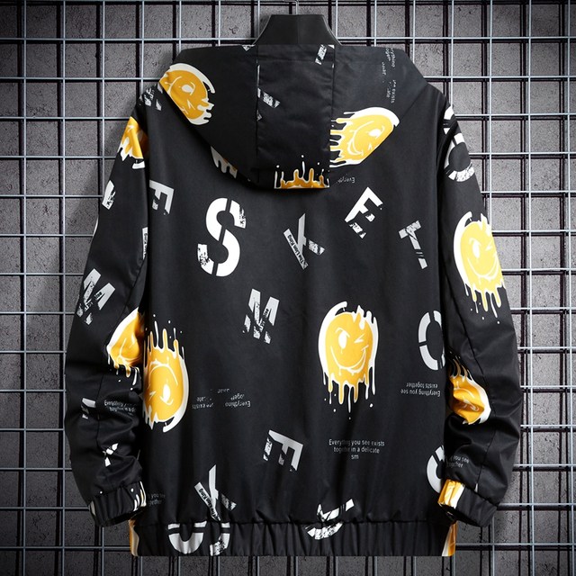 Reversible jacket men's spring and autumn Korean style trendy jacket ...