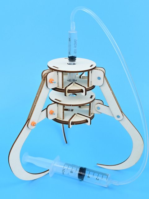 Hydraulic mechanical claw children's handmade DIY technology small ...