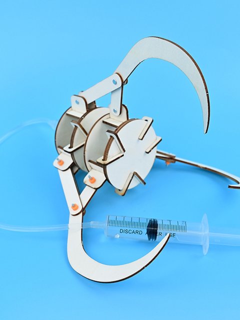 Hydraulic mechanical claw children's handmade DIY technology small ...
