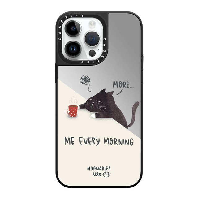 CASETiFY Morning Coffee Cat Cartoon Comics Ins Wind Mirror Anti-fall ...