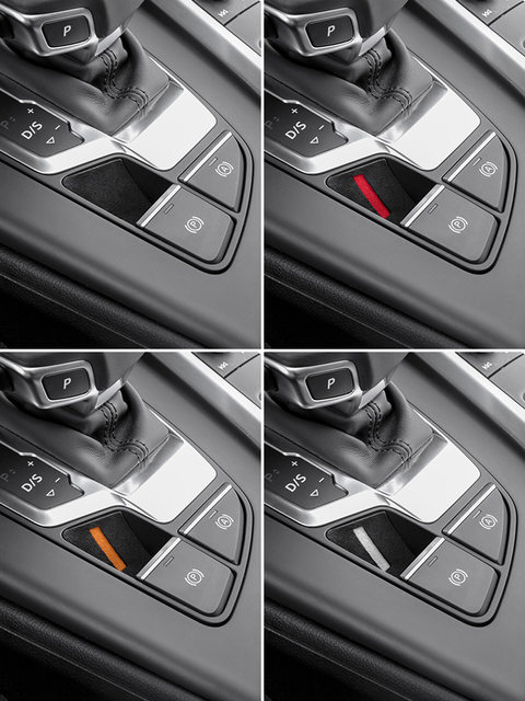 Applicable to 17-25 Audi A4LA5Q5LA6L interior modified electronic handbrake sticker gear ...
